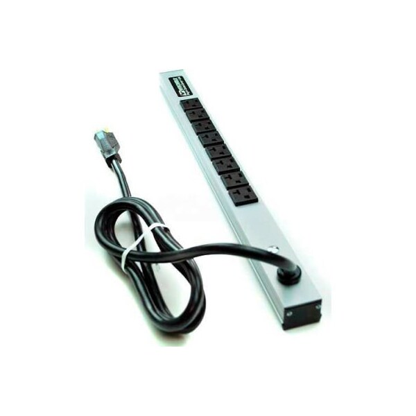 Wiremold Wiremold CabinetMATE Power Strip, 8 Outlets, 20A, 15' Cord ...