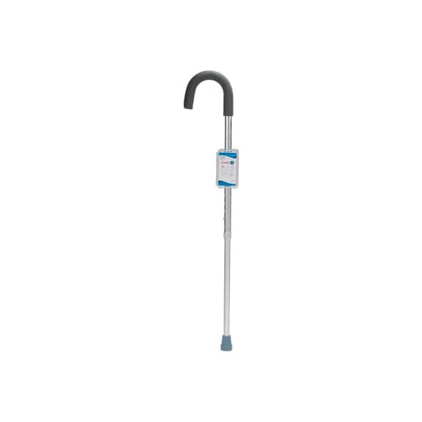 Dynarex Round Crook Handle Cane W/ Vinyl Grip, Single Pack 10131 | Zoro