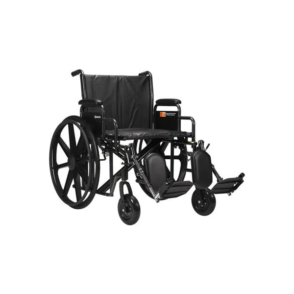 Dynarex DynaRide Wheelchair, Elevating Legrest & Detachable Desk Arm ...