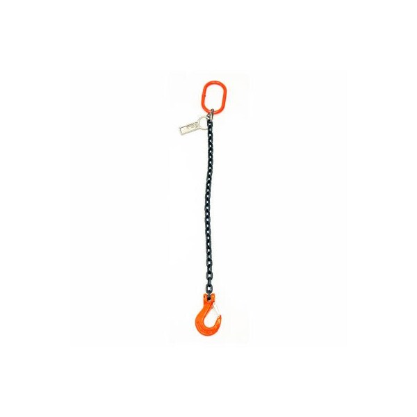 Mazzella Lifting B151127 3' Single Leg Chain Sling W/ Sling Hook ...