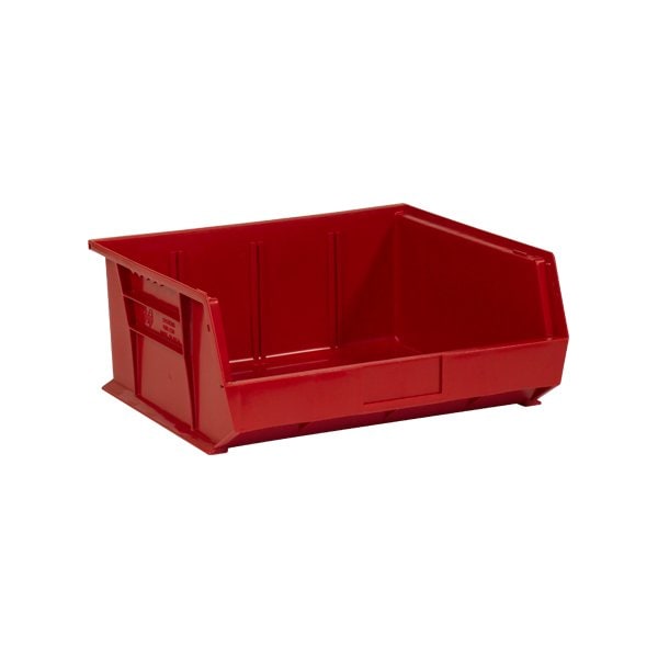 Bsc Preferred 14 3/4 x 16-1/2 x 7'' Red Plastic Stack & Hang Bin Boxes ...