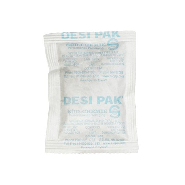 Desi Pak 3 x 4 x 1/4'' Tyvek Clay Desiccants - 5 Gallon Pail, 300PK ...