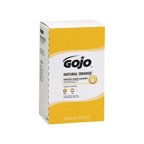 Gojo GOJO Natural* Orange Smooth Hand Cleaner Refill Box - 2,000 mL ...