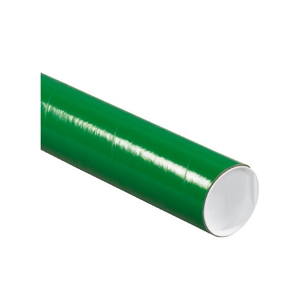 Bsc Preferred 3 x 36'' Green Tubes with Caps, 24PK P3036G | Zoro