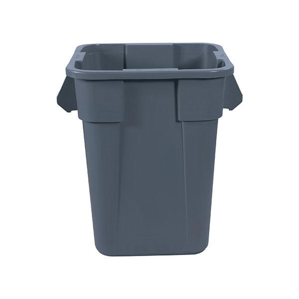 Rubbermaid Rubbermaid Brute Square Trash Can - 40 Gallon, Gray ...