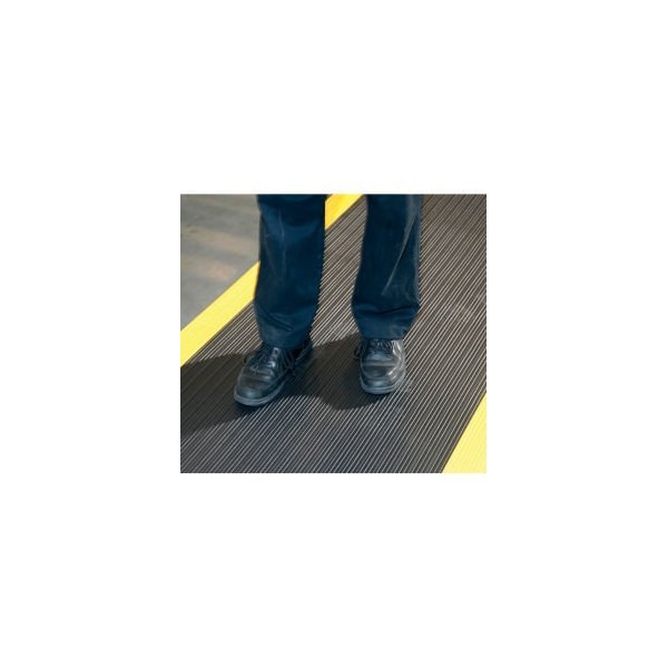 Apache Mills Soft Foot Ribbed Surface Mat 3/8" Thick 3' x 60' Black ...
