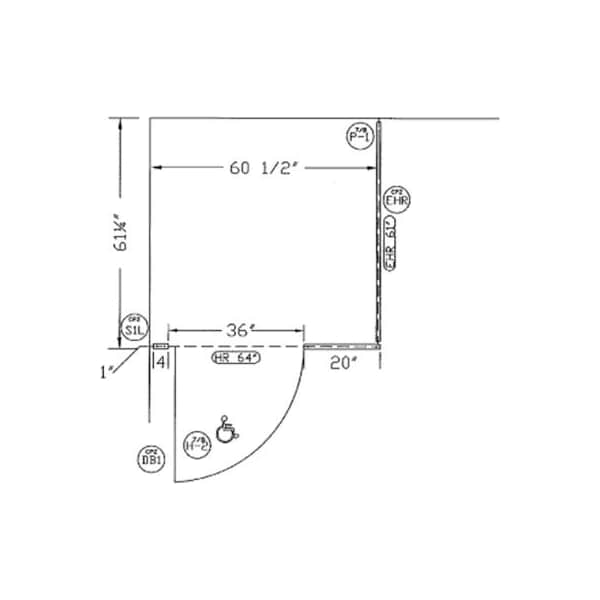 Metpar Corp Plastic Laminate Complete In-Corner ADA Approved ...