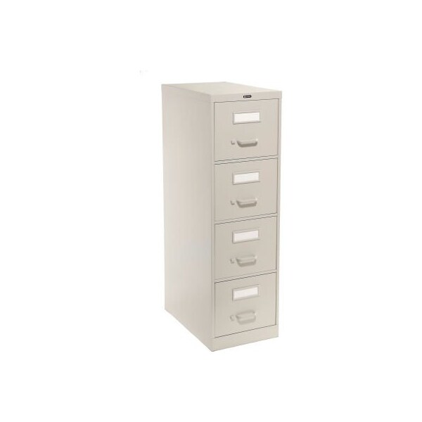 Gec Global Vertical File Letter Size 4 Drawer 25"D, Light Gray 25 ...