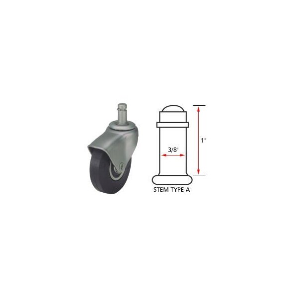 Algood Hooded Type Series Chair Caster with Soft Rubber Wheel ...