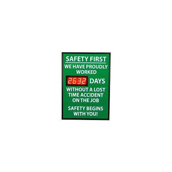 Nmc Digital Safety Scoreboard Sign - Safety First, We Have Proudly ...
