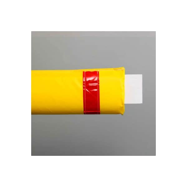 Innoplast, Inc 50"W Soft Nylon Gate Arm Cover - Yellow Cover/Red Tapes ...