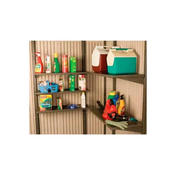 Lifetime 14" x 30" 5 Pack Shelf Accessory Kit For Lifetime Sheds 115 | Zoro
