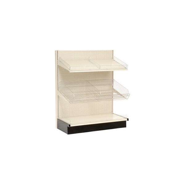 Lozier Lozier - Gondola Shelving, 48"W x 19"D x 72"H Single Side - Wall ...