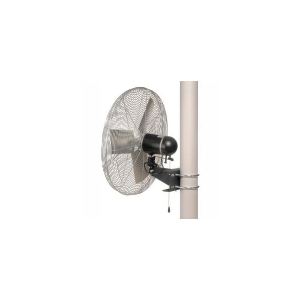Tpi Fan, Pole Mount, 30 in Blade Dia, 4,300 cfm, Oscillating AC30-PMO ...