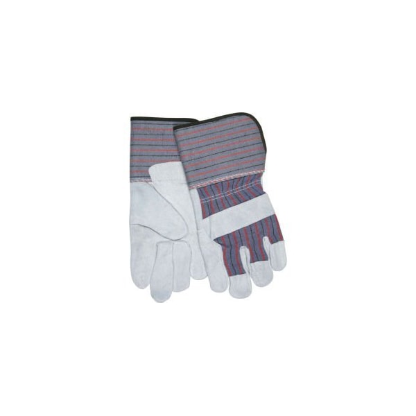 Mcr Safety Memphis Leather Palm Gloves with 4-1/2" Rubberized Gauntlet ...