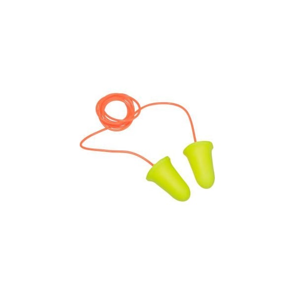 3M E-A-Rsoft Disposable Foam Earplugs, Bell Shape, 33.0 Decibel, Yellow ...