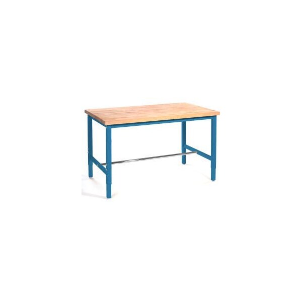 Global Equipment 72"W x 36"D Production Workbench - Maple Butcher Block ...