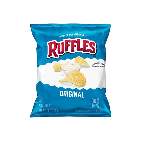 Frito-Lay North America, Inc Ruffles¬Æ Original Potato Chips, 1 Oz. Bag ...