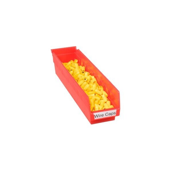 Akro-Mils Nesting Storage Shelf Bin, Red, 12 PK 30128RED | Zoro