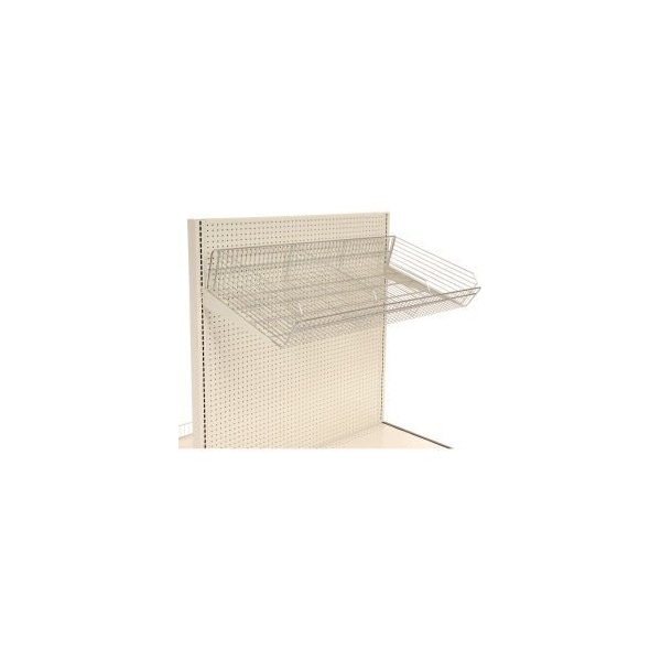 Lozier Wire Basket with Brackets 48"W x 22"D 796543 | Zoro