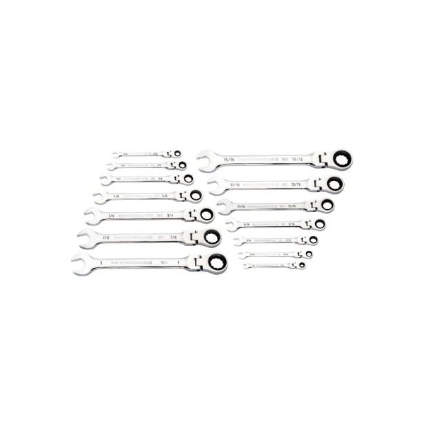 Apex Tool Group Gearwrench 90 Tooth & 12 Point Flex Head SAE ...
