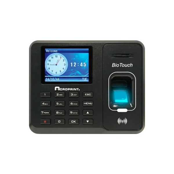ACROPRINT TIME RECORDER Acroprint Biotouch Biometric Software - Free ...