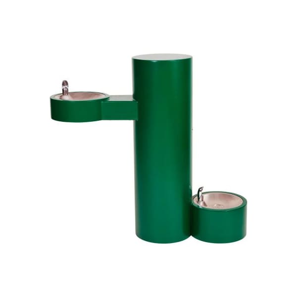 Acorn Controls Murdock Barrier Free Pedestal Mounted Outdoor Drinking ...