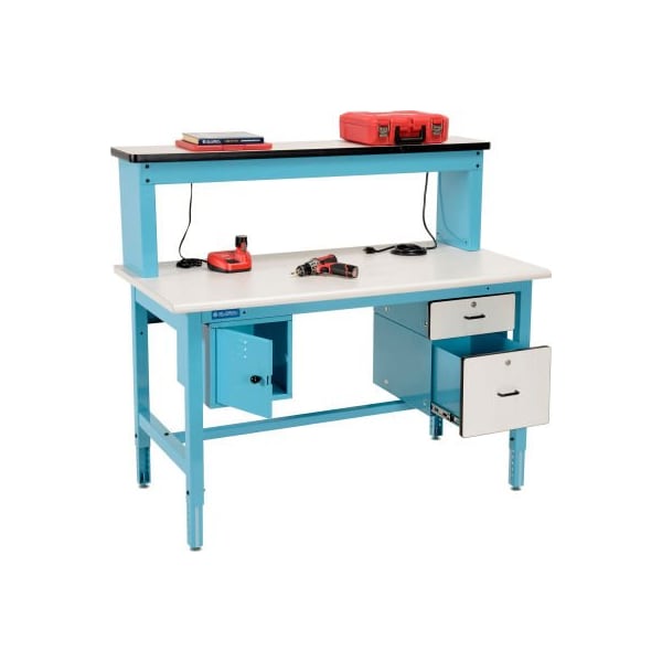 Pro Line Bench-In-A-Box Technical Workbench Plastic Laminate Top ...
