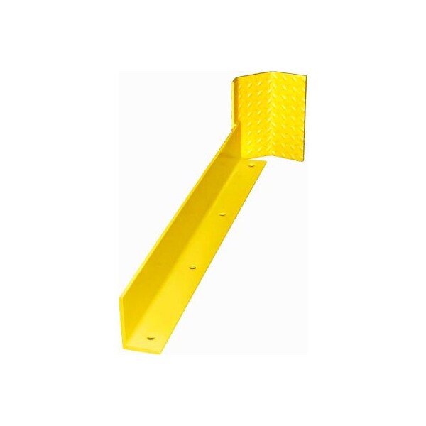 Bluff Mfg Bluff 36" Rack Guard, RG36L, Left Side, Blue RG36L-BLU | Zoro