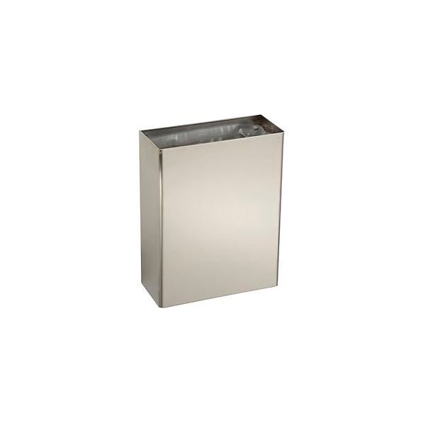 Bobrick Bobrick ClassicSeries Stainless Steel Wall Mount Trash Can, 625 ...