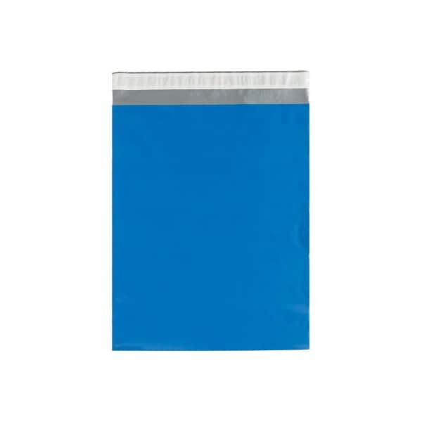 Box Packaging Colored Poly Mailers 12W x 15-1/2L 2.5 Mil Blue 100/Pack ...