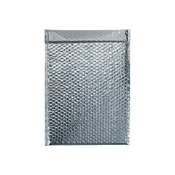 Box Packaging Cool Shield Thermal Bubble Mailers 11W x 15L Silver 50 ...