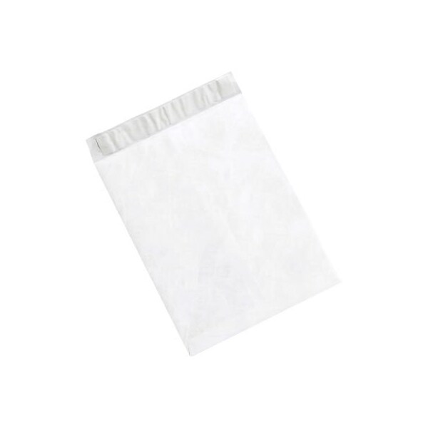 Box Packaging Tyvek Self Seal Flat Envelopes, 10W x 15L, White, 100 ...