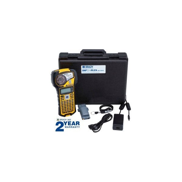 Brady Brady BMP21PLUSKIT1 21PLUS Label Printer wHard Case, Rechargeable ...