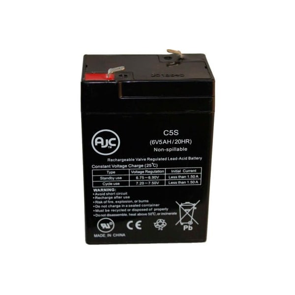 Battery Clerk AJC Hawker Cyclon 0809-0012 6V 5Ah Sealed Lead Acid ...
