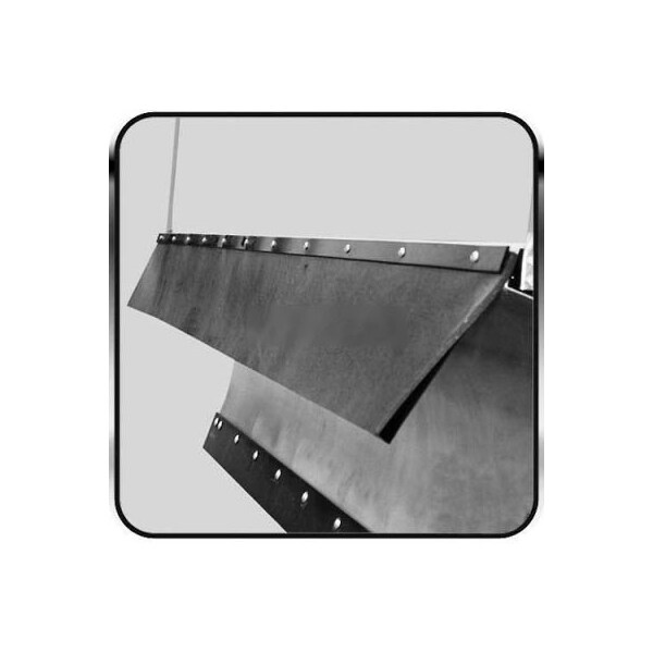 Buyers Products Snow Deflector, 102In, Rubber 1309102 | Zoro