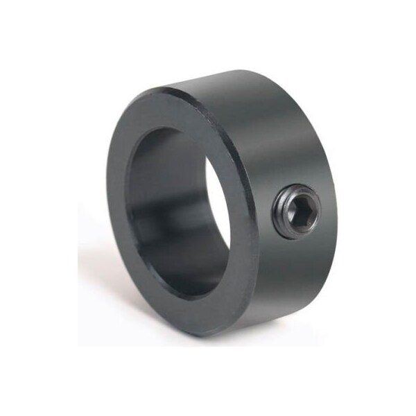 Climax Metal Metric Set Screw Collar, 10mm, Black Oxide teel MC-10 | Zoro