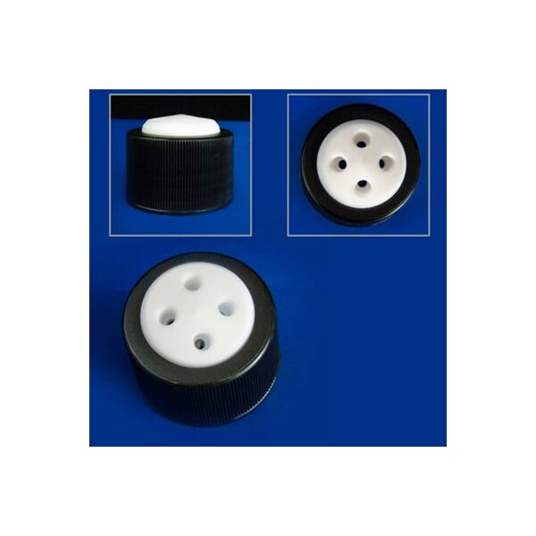 Cp Lab Safety. CP Lab Safety 4-Port Cap with Plugs, For Glass Bottles ...