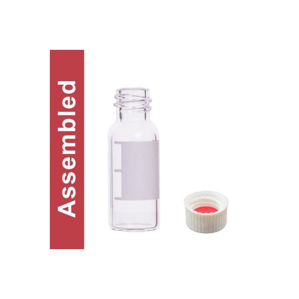 Cp Lab Safety. Wheaton MicroLiter 2ML Clear Screw Thread Vial Kit, PTFE ...