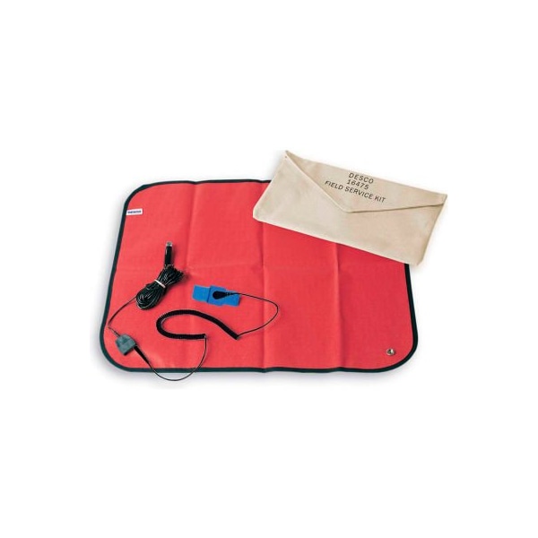 Desco Industries Inc Desco Vinyl Portable Mat 16475 with Wrist Strap 18 ...