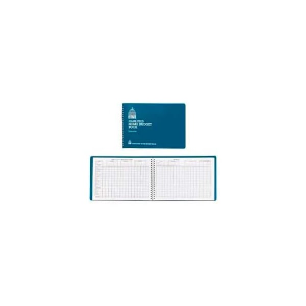 Dome Publishing Dome Home Budget Book, 10-1/2" x 7-3/8", Teal Cover 840 ...