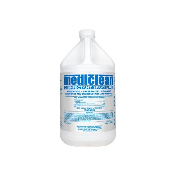 Dri-Eaz Mediclean Disinfectant Spray Plus 221522000 - 1 Gallon - Case ...