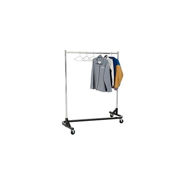 Amko Displays Rolling Z Rack - Heavy Duty Square Tubing (RZ/1) - Chrome ...