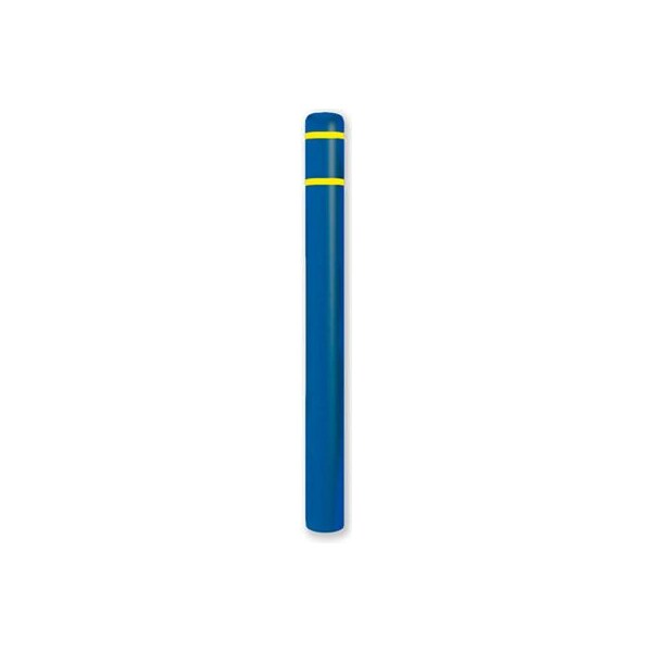 Post Guard Post Guard¬Æ Bollard Cover 4.5"Dia. X 52" H, Blue/Yellow ...