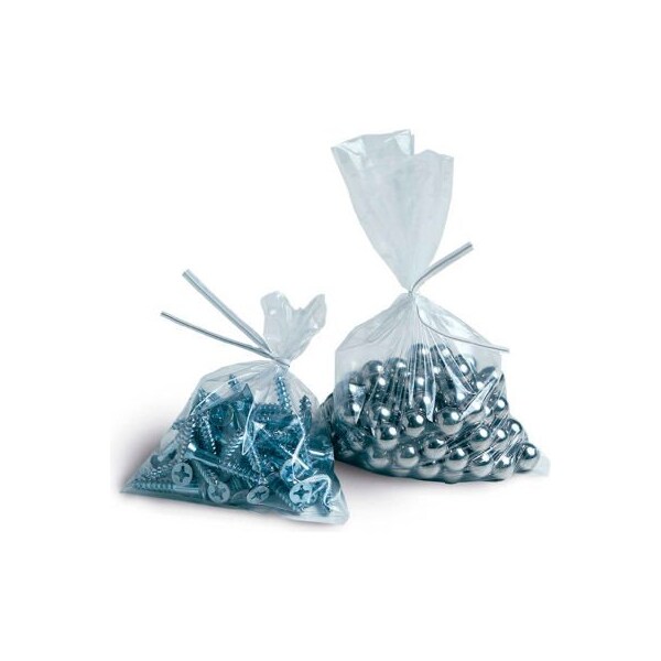 Lk Packaging Layflat Poly Bags, 12"W x 16"L, 2 Mil, Clear, 500/Pack ...