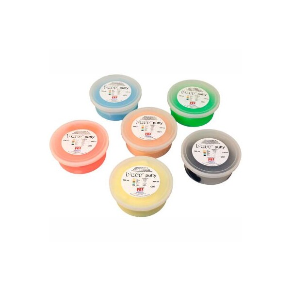 Fabrication Enterprises Puff LiTE Color-Coded Exercise Putty, 120cc ...