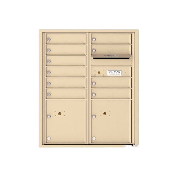 Florence Mfg Co Florence Versatile 4C Mailbox 4CADD-10, 37-1/4"H, 10 ...