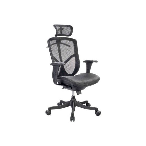 Raynor Marketing Ltd. Eurotech All Mesh Task Chair - High Back - Black ...