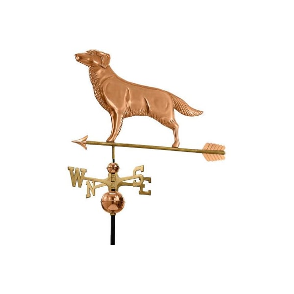 Good Directions Golden Retriever Weathervane w/ Arrow, Polished Copper ...