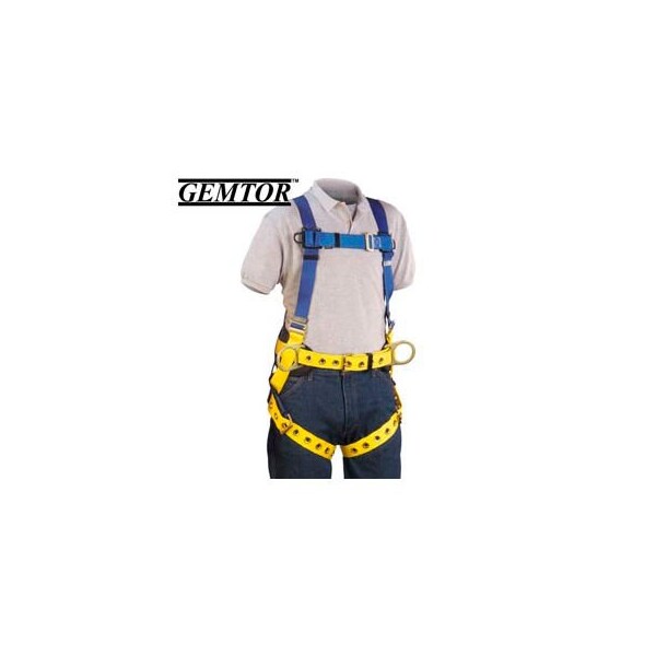 Gemtor Gemtor, Full-Body Harness - Hip D-Rings - XL - Quick Connect ...